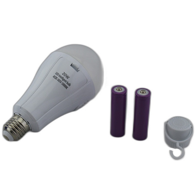 Лампочка аккумуляторная 20W LED Intelligent bulb AC85-265V ТР – фото ...