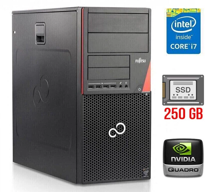 Игровой ПК Fujitsu Esprimo P720 E85+ Tower / Intel Core i7-4790 (4 (8 ...