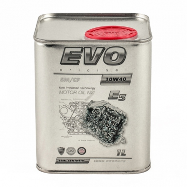 Моторное масло EVO E5 10W-40 SM/CF 1л – фото, отзывы, характеристики в ...