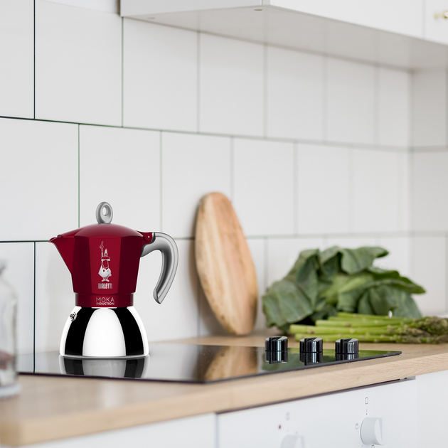 Гейзерная кофеварка Bialetti New Moka Induction на 2 чашки (100 мл ...