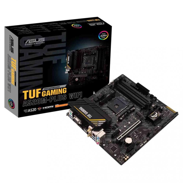 Материнская плата AM4 (A520) Asus TUF GAMING A520M-PLUS WIFI – фото ...
