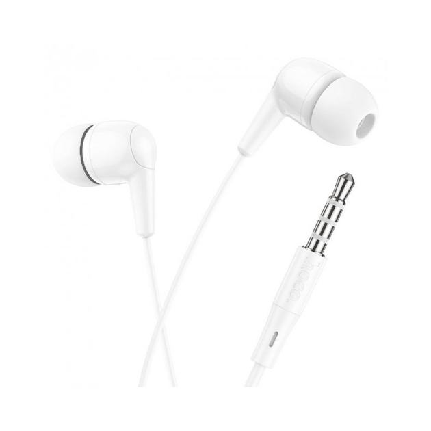 Проводные вакуумные наушники Hoco M97 Белые купить в интернет-магазине ...