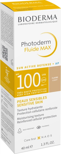 Солнцезащитный флюид Bioderma Фотодерм Max SPF 100 Светлый 40 мл ...
