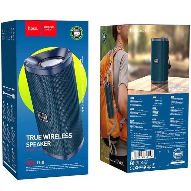 Портативная Bluetooth колонка HOCO HC4 Bella Sports BT Speaker Беспроводная колонка Dark Blue ...