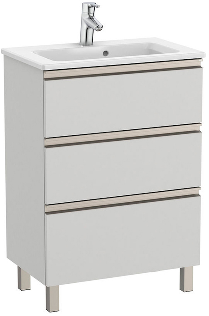 Тумба ROCA Gap-N Compacto A851498447 с умывальником 60 cм серая – фото ...