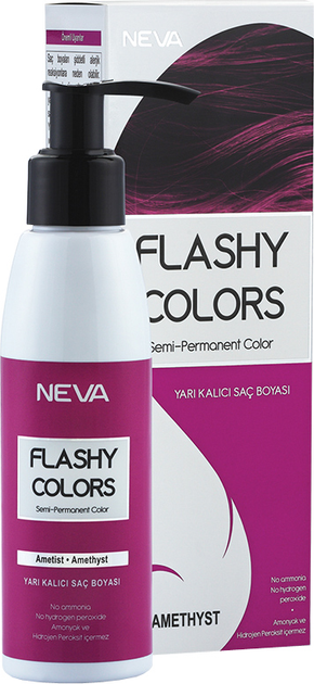 Тонирующая маска для волос Neva Flashy Colours Ametist Аметист 100 мл ...