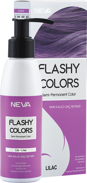 Тонирующая маска для волос Neva Flashy Colours Lilac Сиреневый 100 мл ...