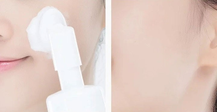 Пенка для умывания с витамином C для кожи лица Top Beauty с щеточкой ...