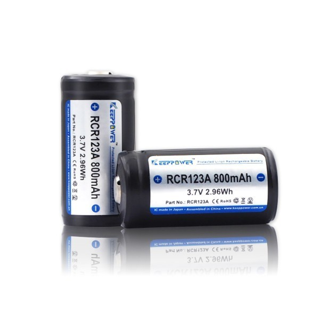 Аккумулятор 123 Keeppower (RCR123A) 800mAh 3.7V (с защитой) – фото ...