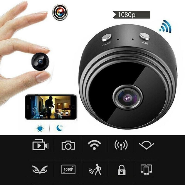 A9 Мини IP камера A9 Wi-Fi HD – купить онлайн на ROZETKA