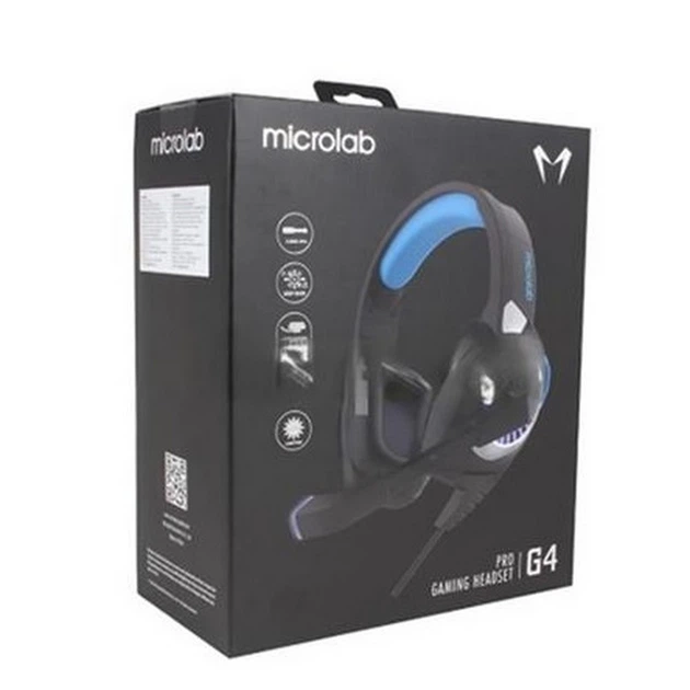 Гарнитура MICROLAB Black,Blue (G4BB) купить в интернет-магазине ROZETKA - Гарнитура MICROLAB ...