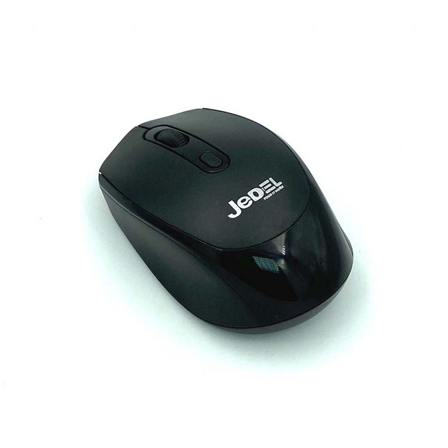 Беспроводная компьютерная мышь Jedel W380+ с аккумулятором Чёрная ...