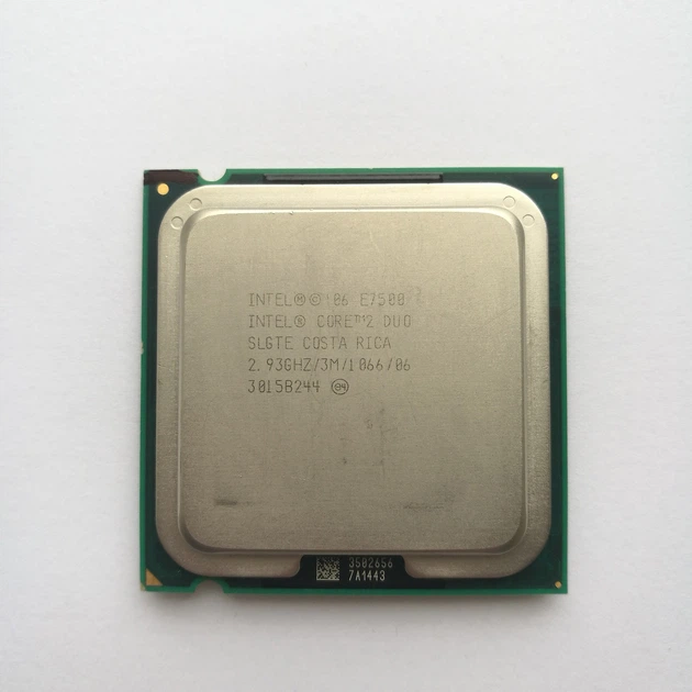 Процессор, Intel Core 2 Duo e7500, 2 ядра, 2.93 GHz – фото, отзывы ...