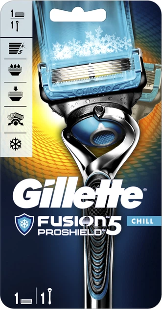 Станок для бритья мужской (Бритва) Gillette Fusion5 ProShield Chill с 1 ...