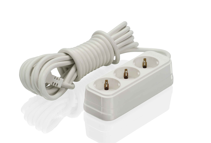 Подовжувач з 3 гніздами з заземленням Profitec 5м – фото, отзывы, характеристики в интернет ...