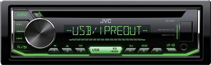 Автомагнитола JVC KD-R497 – фото, отзывы, характеристики в интернет-магазине ROZETKA | Купить в ...