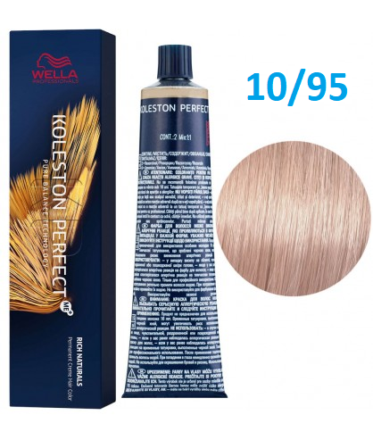 Фарба для волосся Wella Professionals Koleston Perfect ME+Rich Naturals 10/95(hell-lichtblond ...