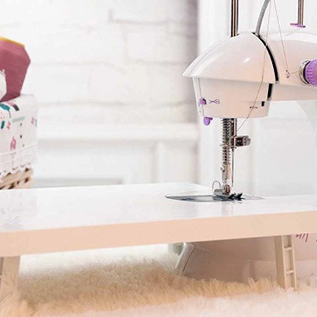 Портативна домашня швейна машинка з дошкою Sewing Machine підсвічування ...