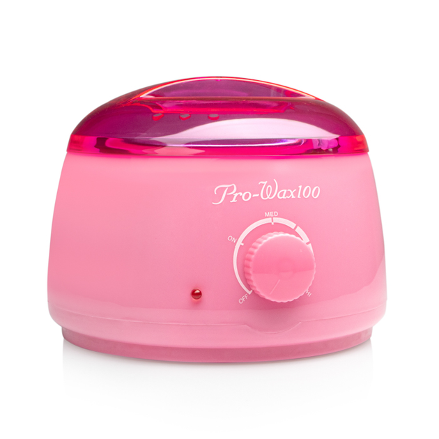 Воскоплав баночный с терморегулятором PRO-WAX 100 Pink для воска в ...