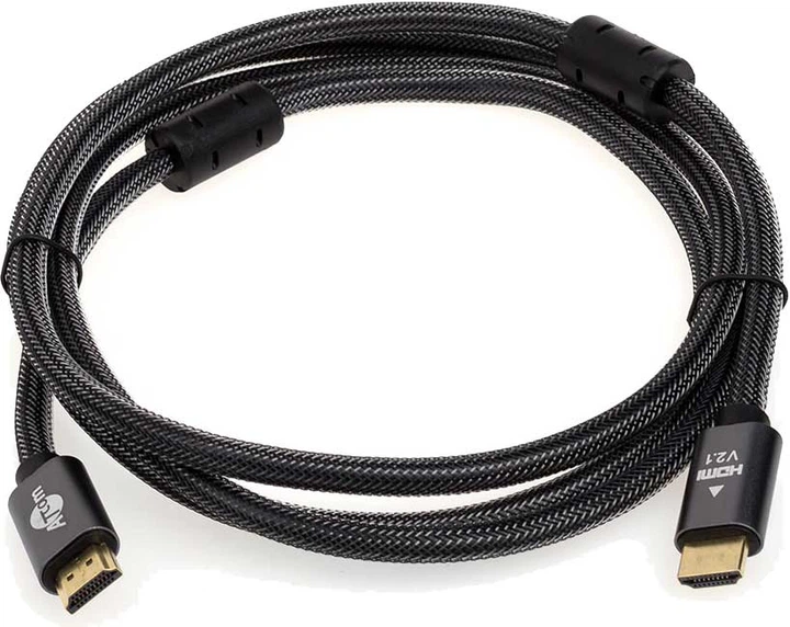 Кабель Atcom Hdmi Hdmi Premium Ver 2 1 60 Hz 1 м Чорний 23781 фото відгуки характеристики