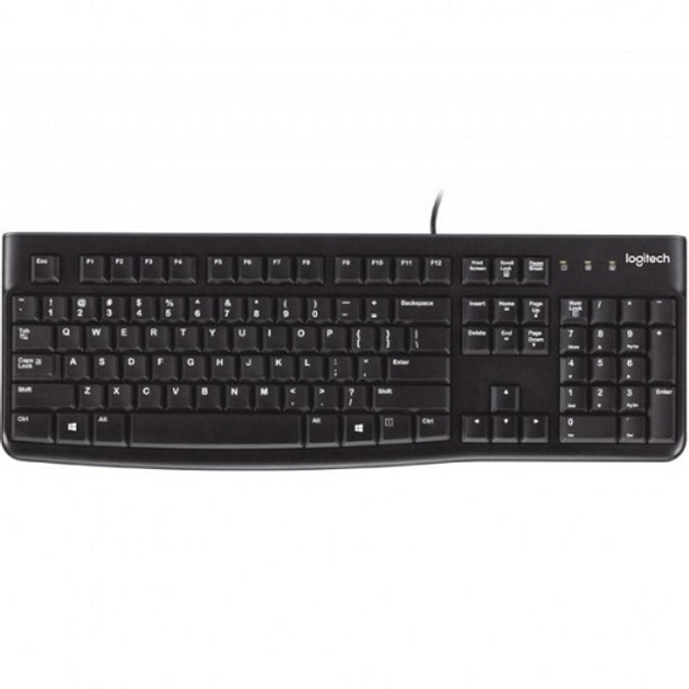 Клавиатура Logitech K120 проводная UA USB OEM черная – фото, отзывы ...