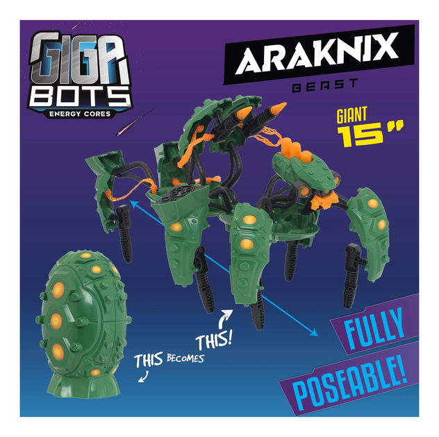 Гига Бот Giga Bots Beast - Araknix зеленый – низкие цены, кредит ...