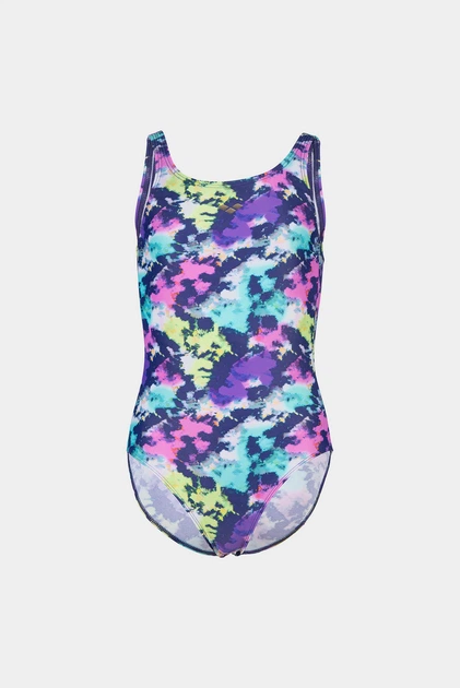 Сдельный купальник Arena Tie And Dye U Back 006199-700 140 см Синий ...