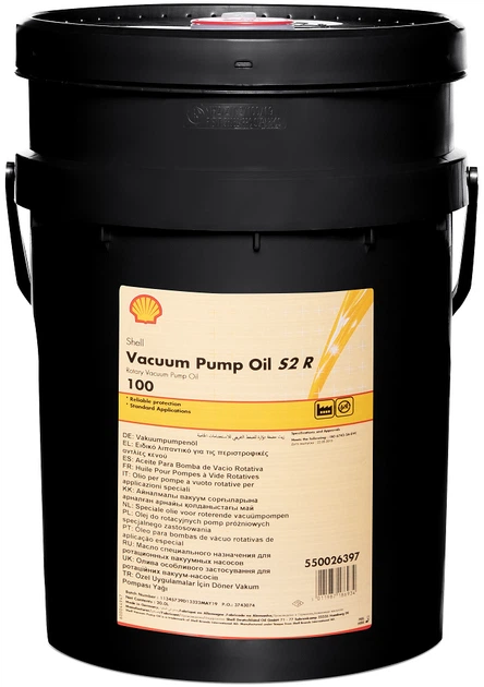 Олива Shell Vacuum Pump S2 R 100, 20л (арк.) – фото, відгуки ...