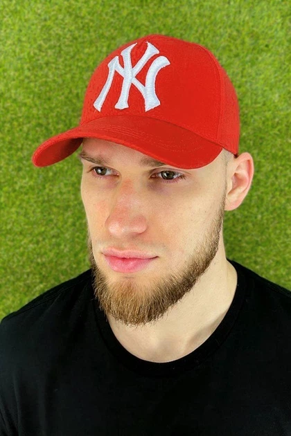 Кепка-бейсболка мужская Нью Йоркер Braxton 1391 красный-белый 56-60р ...