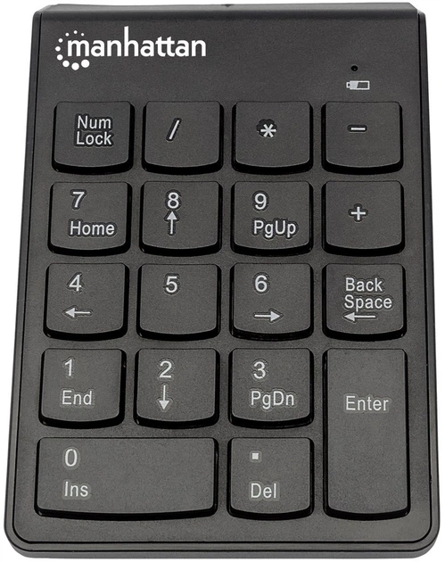 Клавиатура беспроводная Manhattan Numeric Keypad Wireless Black (178846 ...
