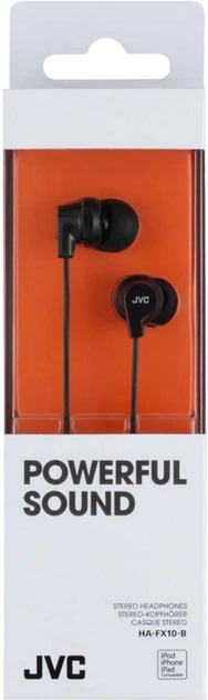 Наушники JVC HA-FX10 Black (HA-FX10-B-EF) купить в интернет-магазине ROZETKA - Наушники JVC HA ...