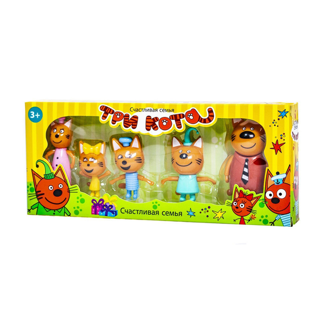 Игровой набор фигурок "Три кота" N72, 5 героев – фото, отзывы ...
