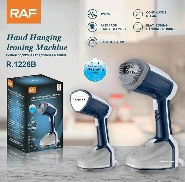 Отпариватель для одежды ручной RAF R.1226B Напряжение: 220-240 В Шкала-индикатор уровня воды 350 ...