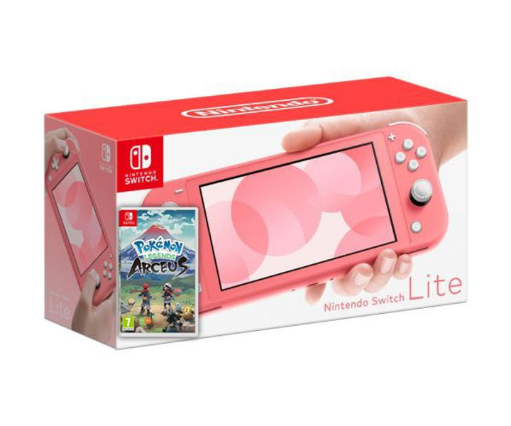 Nintendo Switch Lite Coral + Игра Pokemon Arceus – фото, отзывы ...