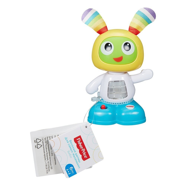 Інтерактивна іграшка Fisher Price Фішер Прайс міні-робот Бібо Веселі ...