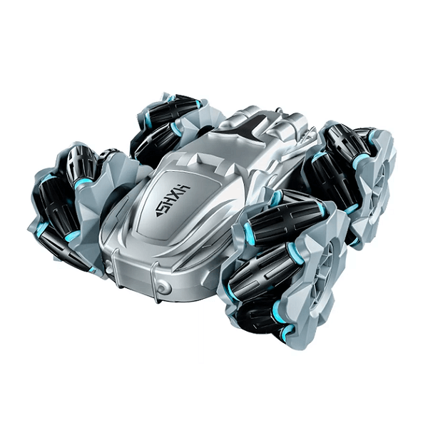 Машинка на радіоуправлінні 1619 STUNT CAR Gray Перевертиш трюковий ...