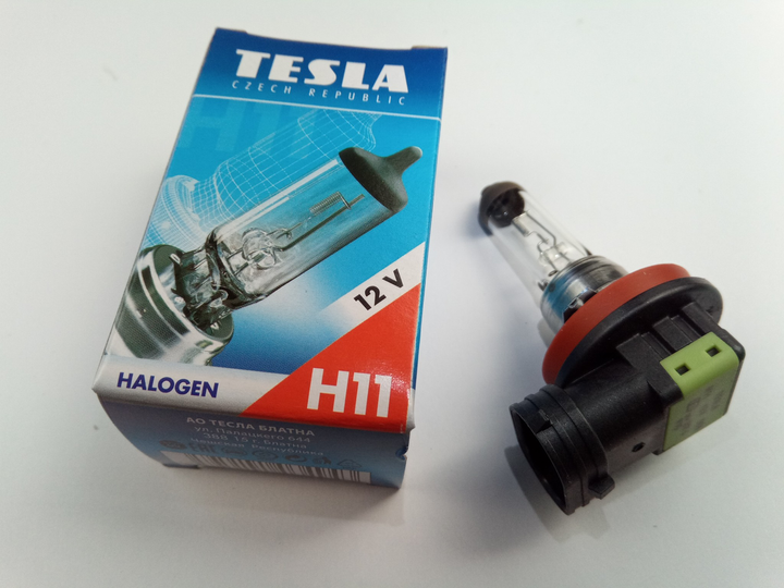 Лампа TESLA H11 12V 55W PGJ19-2 (B11101) – фото, отзывы, характеристики ...