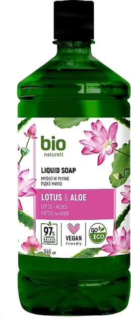 Жидкое мыло "Лотос и Алоэ" - Bio Naturell Lotus & Aloe Liquid Soap ...