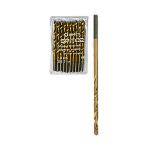 Сверло по металлу НSS, с титановым покрытием, 12мм, 3шт Spitce | 20-310 ...