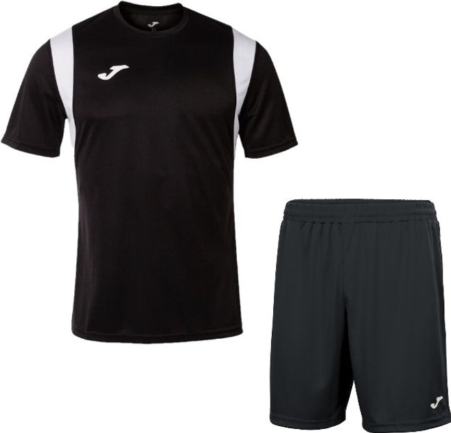 Комплект футбольной формы Joma DINAMO черно-белый XL 100446.100_100053. ...