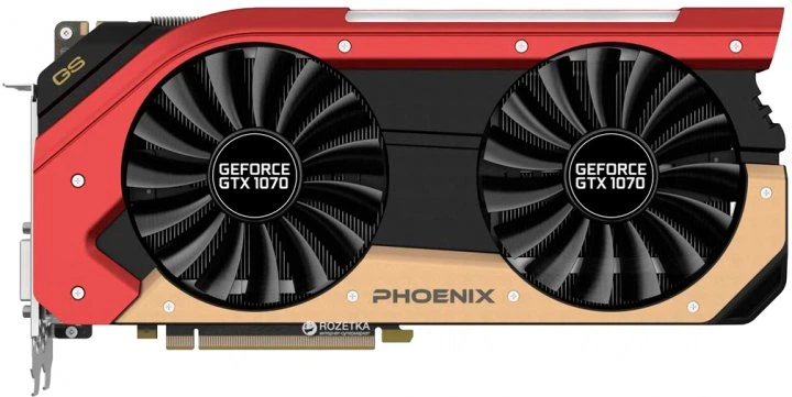 Видеокарта Gainward GeForce GTX 1070 Phoenix 8GB GDDR5 (256bit) (1506/8000) Б/У – фото, отзывы ...