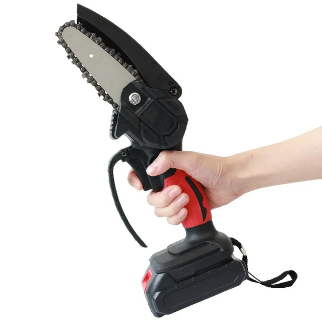 Ручна ланцюгова пилка по дереву Ukc Chain Saw 537 12 7см акумуляторна в