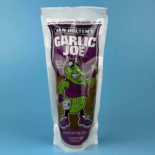 Огірок Van Holten's Garlic Joe Pickle 196 г – ROZETKA | Купити Огірок ...