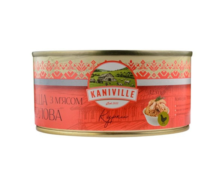 Каша перловая с мясом курицы Kaniville 325 г – ROZETKA. Купить Каша ...