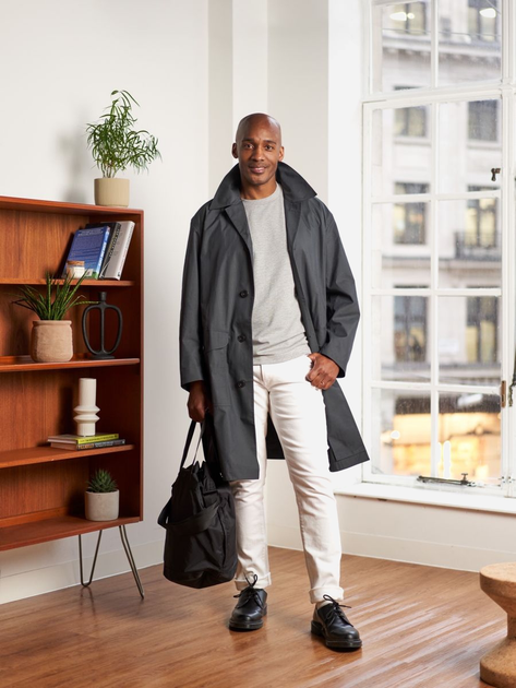 Плащ мужской Uniqlo 686725989 M Серый (1159783937) – в интернет ...