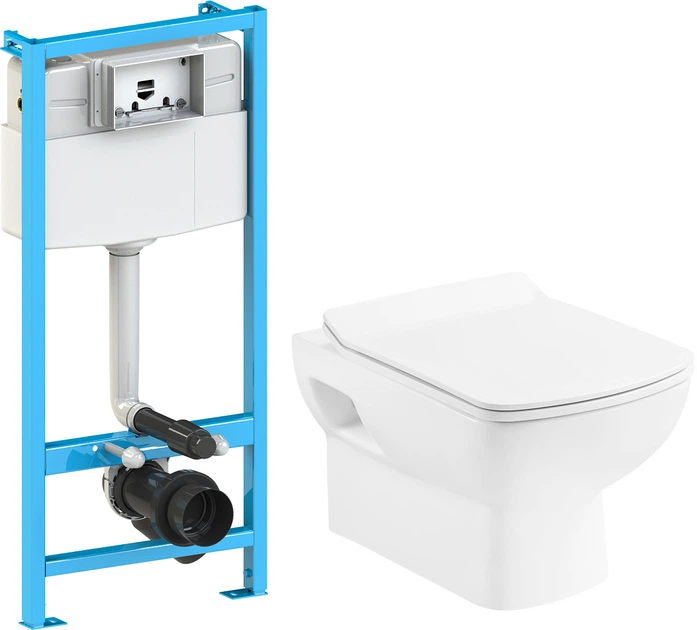 Інсталяція DEVIT 90.211 + унітаз Fresh 3120121 із сидінням Soft Close дюропласт – фото, відгуки ...