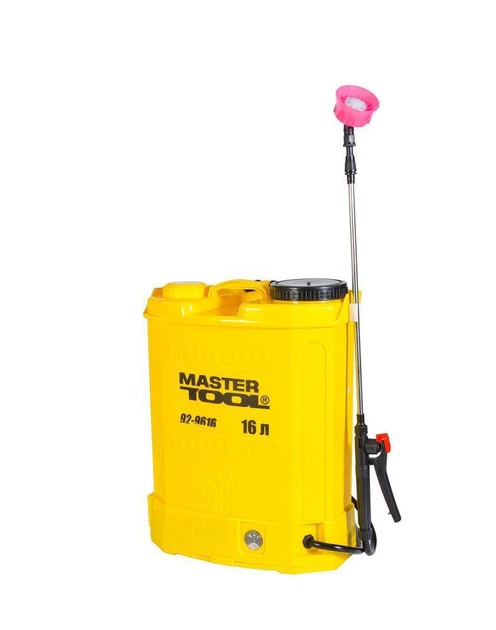 Обприскувач акумуляторний Mastertool Classic жовтий ранцевий на 16 л 92-9616 (ml-28226) – купить ...