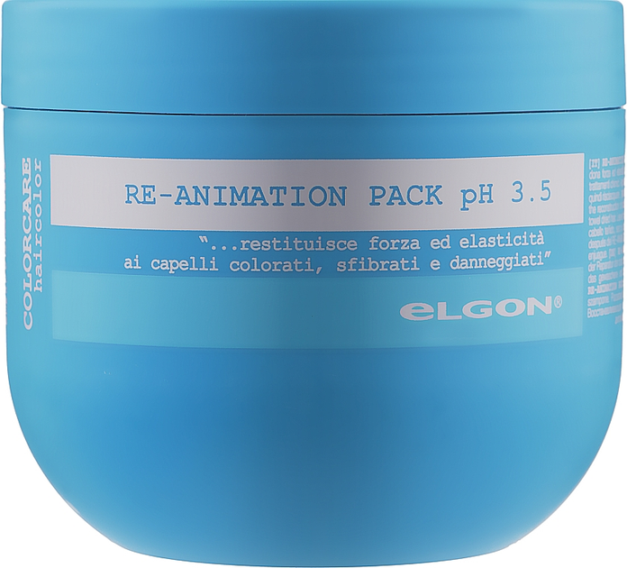 Восстанавливающая маска для поврежденных волос - Elgon Colorcare Re ...