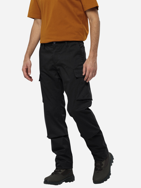 Штаны мужские Jack Wolfskin Arctic Road Cargo M 1505762-6000 46 Черные ...