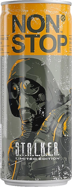 Упаковка напитка безалкогольного энергетического Non Stop Stalker 0.25 ...